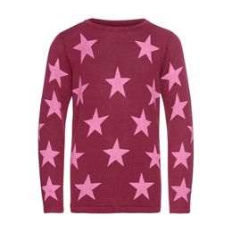 Arizona Pullover M&auml;dchen Gr&ouml;&szlig;e 140/146 pink / bordeaux