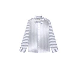 KOTON Button Up Shirt boy size 110/116 Dark blue / White