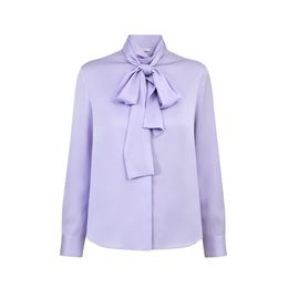 Lilysilk Bluse 'Seidenbluse Mit Fliege' Damen Gr&ouml;&szlig;e XL lila