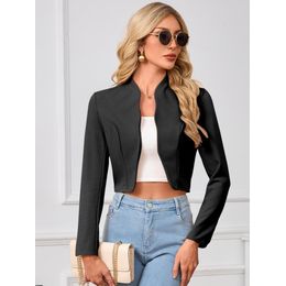 Yesfashion Bolero Damen Gr&ouml;&szlig;e S schwarz