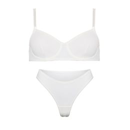 Orchibelle W&auml;sche-Sets Damen Gr&ouml;&szlig;e 100 wei&szlig;