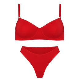 Orchibelle W&auml;sche-Sets Damen Gr&ouml;&szlig;e 75 rot