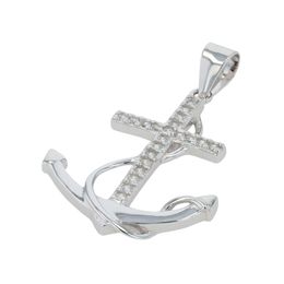 Akzent Anh&auml;nger '"Aleida" aus 925 Sterlingsilber, rhodiniert, langlebig' Damen Gr&ouml;&szlig;e One Size silber