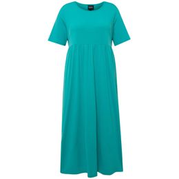 Ulla Popken Kleid Damen Gr&ouml;&szlig;e 54/56 cyanblau Sommerkleid