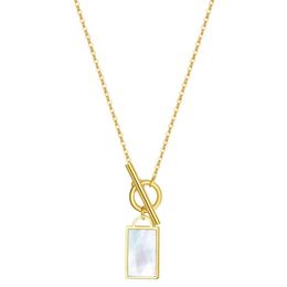 Hey Happiness Kette 'Shell T-Bar' Damen Gr&ouml;&szlig;e Onesize gold