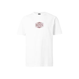 BOSS T-Shirt Herren Gr&ouml;&szlig;e 6XL rubinrot / wei&szlig;