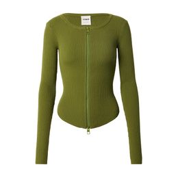 ABOUT YOU X Laura Giurcanu Strickjacke Damen Gr&ouml;&szlig;e XXL oliv