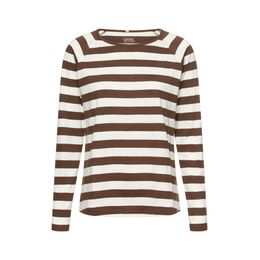 CAMEL ACTIVE Shirt female size 4XL Brown / White