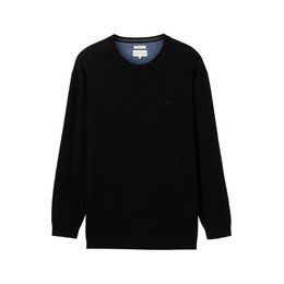 Tom Tailor Men + Sweater male size 4XL Black