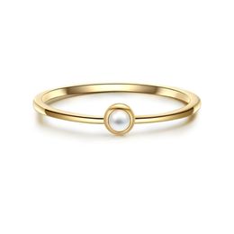 Glanzst&uuml;cke M&uuml;nchen Glanzst&uuml;cke M&uuml;nchen Ring female size 52 Gold / Pearl white