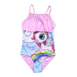 United Essentials Badeanzug M&auml;dchen Gr&ouml;&szlig;e 92/98 rosa