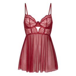 Hunkem&ouml;ller Hunkem&ouml;ller Neglig&eacute;e 'Isabelle' Damen Gr&ouml;&szlig;e 38/40 rot