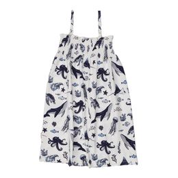 Walkiddy Kleid 'Underwater World' M&auml;dchen Gr&ouml;&szlig;e 128 wei&szlig;