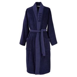 BOSS home Long Bathrobe 'PLAIN' male size XL Navy