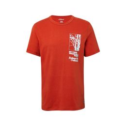 s.Oliver Shirt male size S bright red / White