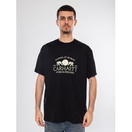 Carhartt Work In Progress Carhartt Wip Shirt 'S/S Gatecrasher T-Shirt Black' Herren Gr&ouml;&szlig;e M schwarz
