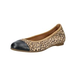 Gabor Ballerina Damen Gr&ouml;&szlig;e 35.5 sand / braun / schwarz Sommerschuhe
