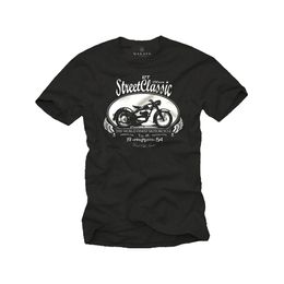 Makaya Shirt 'RT 250 Motorrad' Herren Gr&ouml;&szlig;e M schwarz