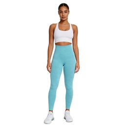 Kojooin Sporthose Damen Gr&ouml;&szlig;e L hellblau