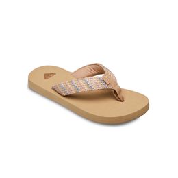 Roxy Sandals 'Porto' girl size 34 Beige / Light beige / Light blue