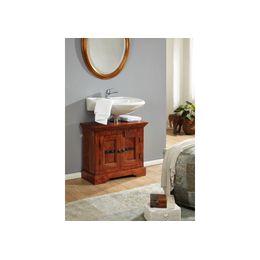 Waschbeckenunterschrank Akazie 66x30x60 nougat lackiert OXFORD #1007