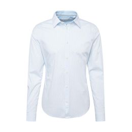 s.Oliver Button Up Shirt male size S Pastel blue / White