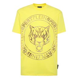 Plein Sport T-Shirt 'Tiger' Herren Gr&ouml;&szlig;e M braun / gelb