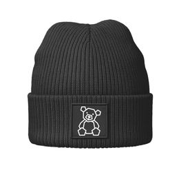 Neverless M&uuml;tze 'Teddy Polygon' Damen Gr&ouml;&szlig;e 54/64 schwarz