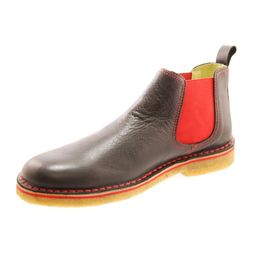 Gr&uuml;nbein Gr&uuml;nbein Chelsea Boots Herren Gr&ouml;&szlig;e 43 rot / schwarz