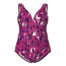 Ulla Popken Badeanzug Damen Gr&ouml;&szlig;e 10XL lila / aubergine