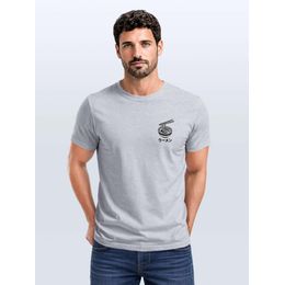 Neverless Shirt 'Ramen' Herren Gr&ouml;&szlig;e XXXL graumeliert
