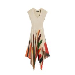 Desigual Dress 'VEST_BRUSHES_LACROIX 26SWVK39' female size 40 Beige