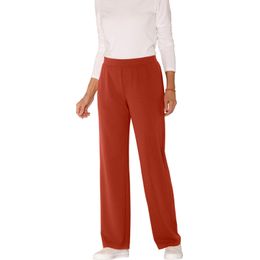 Damen Schlupfhose in weiter Form rostrot, Gr&ouml;&szlig;e 56