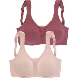 Damen Soft-BH rosenholz+puder, Gr&ouml;&szlig;e 75E