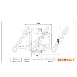 DR!VE+ Gelenksatz, Antriebswelle dp2110103362 Hinterachse
