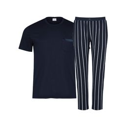 Mey Short Pajamas 'Valsted' male size S Dark blue