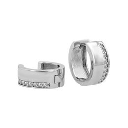 Akzent Ohrringe '"Peony" aus 925 Sterlingsilber, rhodiniert, langlebig' Damen Gr&ouml;&szlig;e One Size silber