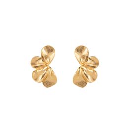 Club Manhattan Ohrringe 'Luna' Damen Gr&ouml;&szlig;e 3 x 1.5 cm gold