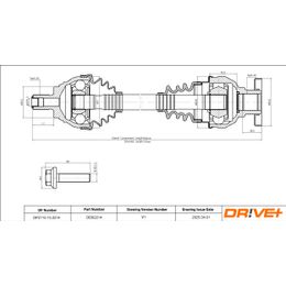 DR!VE+ Antriebswelle dp2110102214 f&uuml;r VW Audi