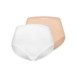 Hanro Slip 'Cotton Seamless' Damen Gr&ouml;&szlig;e L beigemeliert