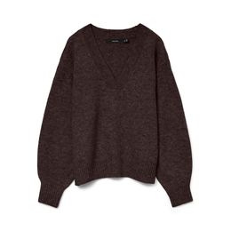 V&eacute;ro Moda Vero Moda Pullover 'VMBoom' Damen Gr&ouml;&szlig;e M schoko