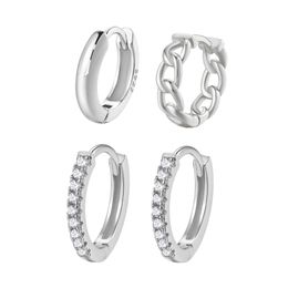 Hey Happiness Ohrringe 'Eternal' Damen Gr&ouml;&szlig;e One Size silber