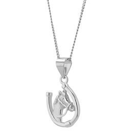 Akzent Anh&auml;nger '"Misa" aus 925 Sterlingsilber, rhodiniert, langlebig' Damen Gr&ouml;&szlig;e One Size silber