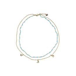 Luxenter Kette 'Zinli' Damen Gr&ouml;&szlig;e Onesize blau