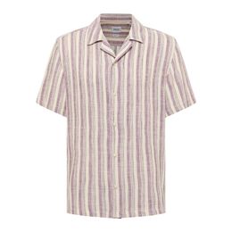 Mustang Button Up Shirt male size M Beige / Lilac