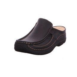 Wolky Mules 'Pantolette Damen 620270 Glattleder in schwarz' female size 41 Black