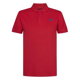 PETROL INDUSTRIES Poloshirt Herren Gr&ouml;&szlig;e L marine / rot