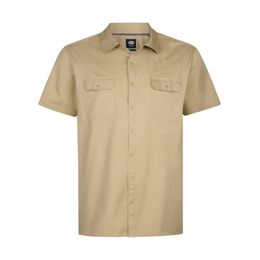 Petrol Hemd 'Men Shirt Short Sleeve Uni Light Tan' Herren Gr&ouml;&szlig;e XXXL beige