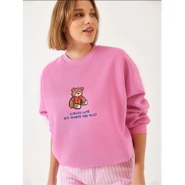 Bianco Lucci Sweatshirt 'Sweatshirts' Damen Gr&ouml;&szlig;e S/M hellpink