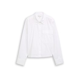 Tom Tailor Denim Bluse Damen Gr&ouml;&szlig;e L wei&szlig;